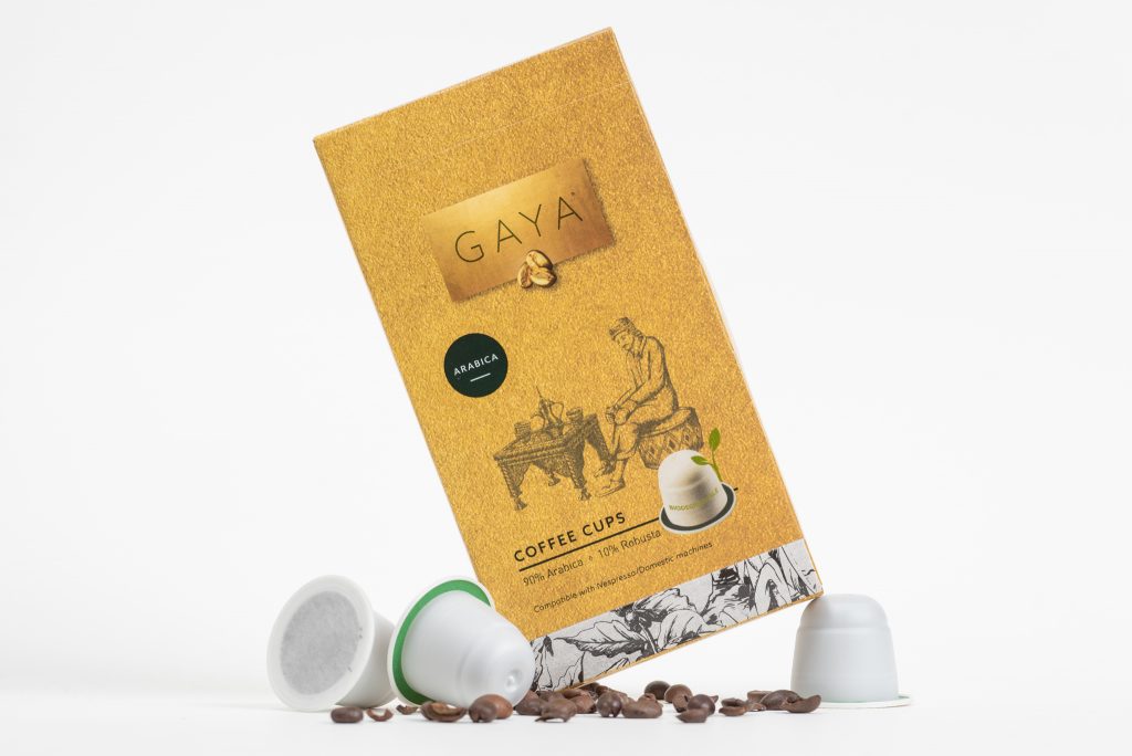 Gaya biodegradable Capsules – Arabica – Gaya Gold Coffee